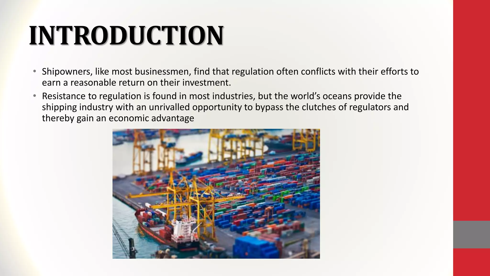 Framework of maritime economics | PPT