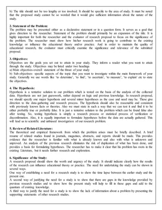 FRAMEWORK OF RESEARCH PROPOSAL | DOCX