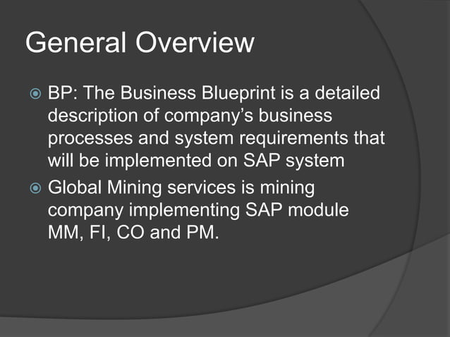 Framework Of Sap Material Management Blueprint | PPTX | Business ...