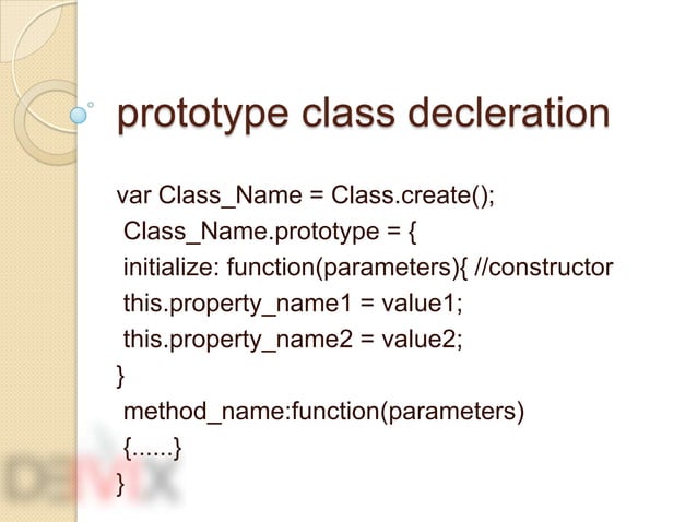 Framework prototype | PPT