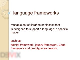 Framework prototype | PPT