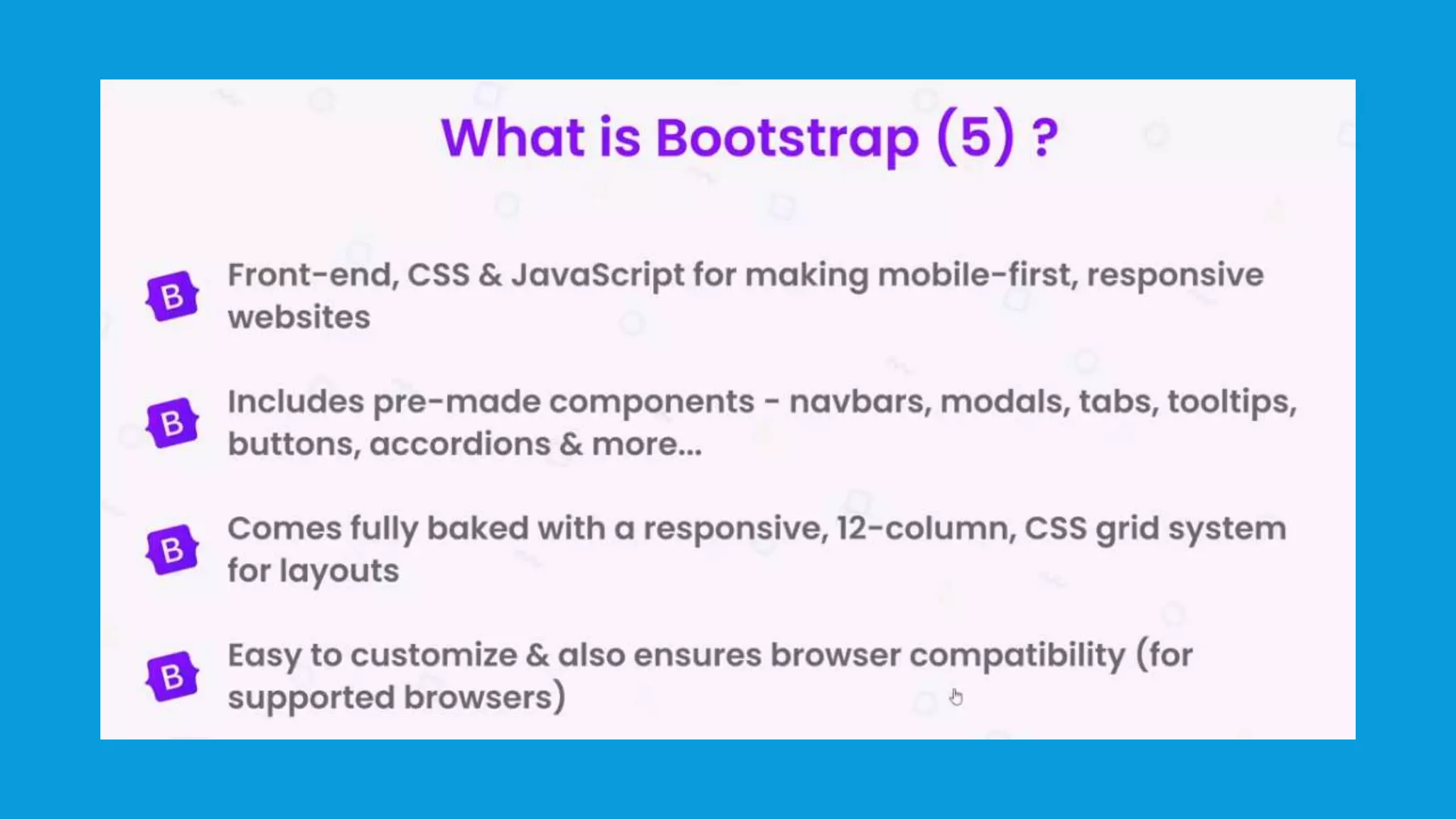 Introduction to web frameworks | PPT
