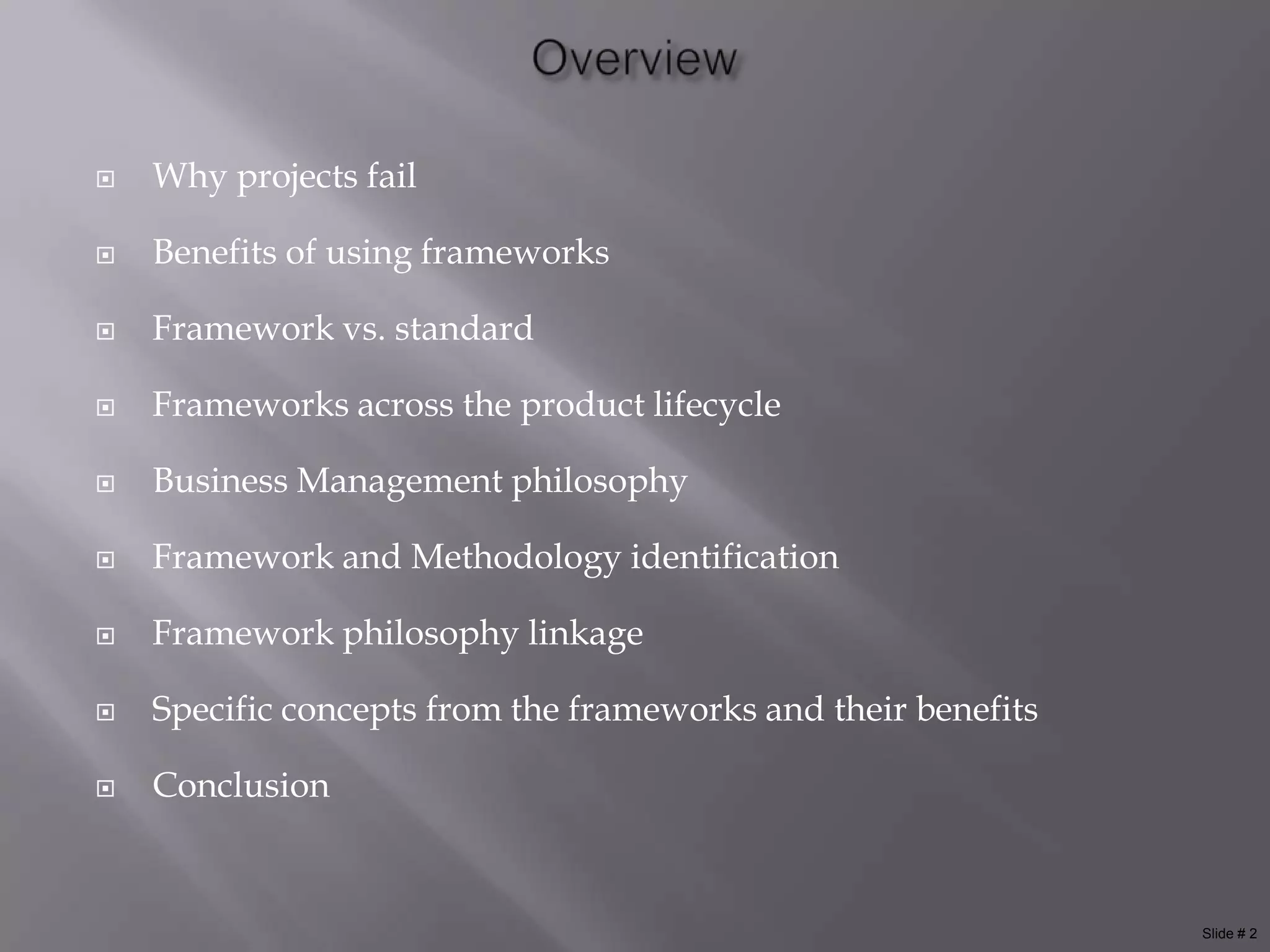 Frameworks detail | PPTX