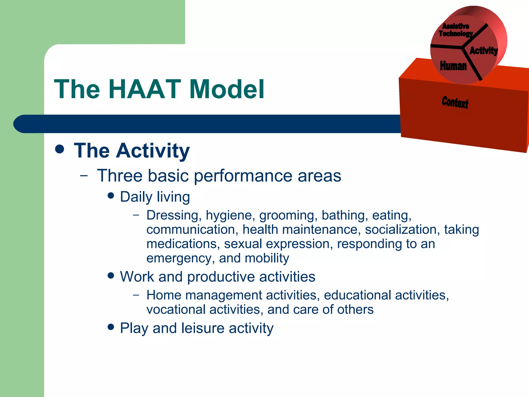 AT Frameworks: The HAAT Model | PPT | Internet for Beginners | Internet