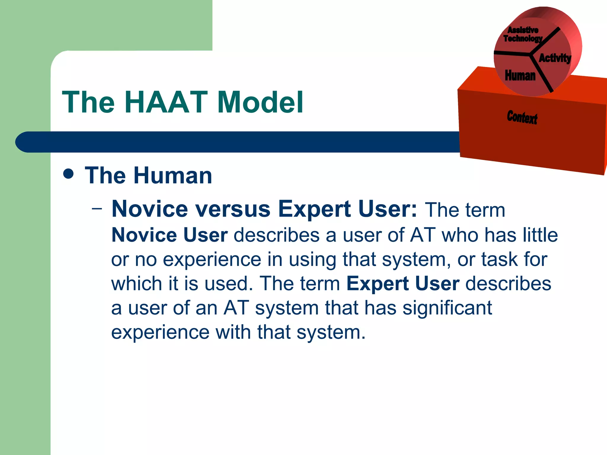 AT Frameworks: The HAAT Model | PPT