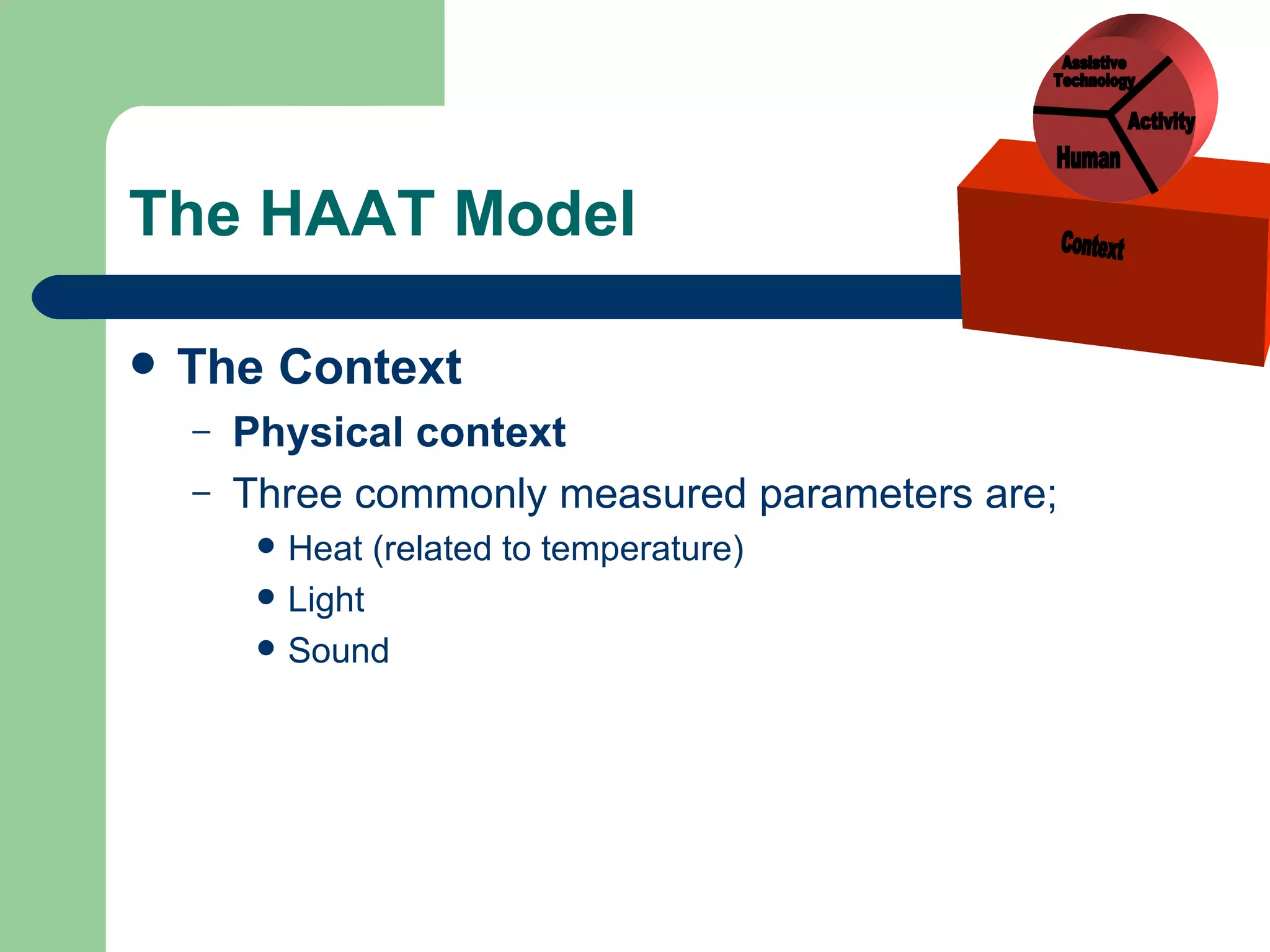 AT Frameworks: The HAAT Model | PPT
