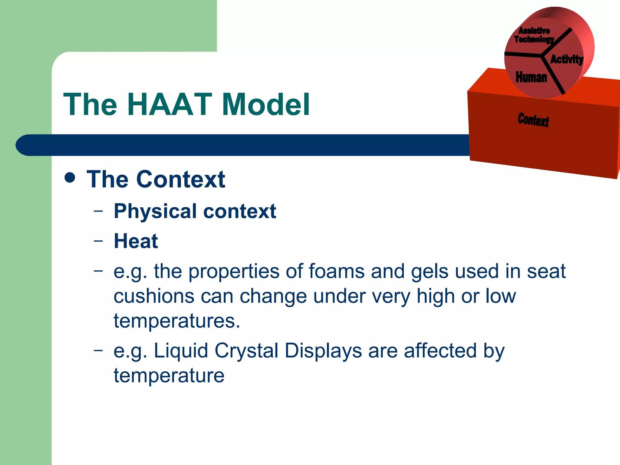AT Frameworks: The HAAT Model | PPT