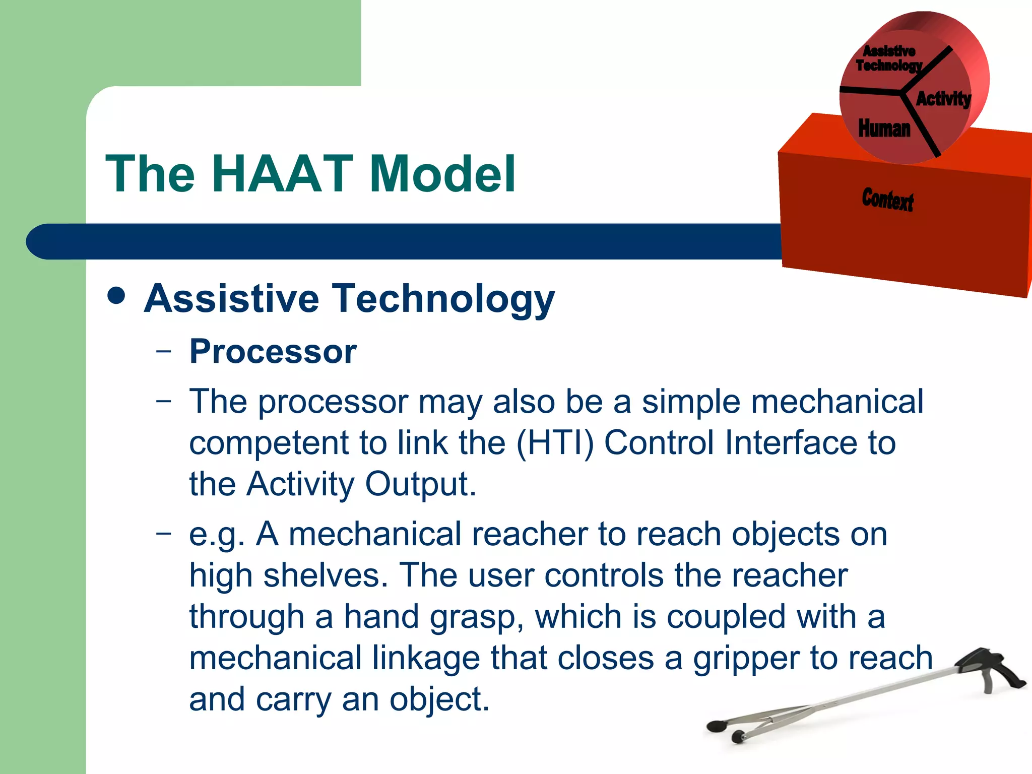 AT Frameworks: The HAAT Model | PPT