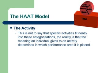 AT Frameworks: The HAAT Model | PPT