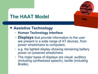 AT Frameworks: The HAAT Model | PPT