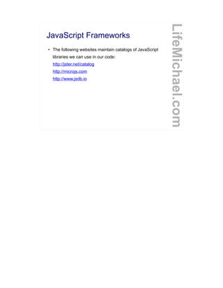 Frameworks in JavaScript | PDF | Web Development | Internet