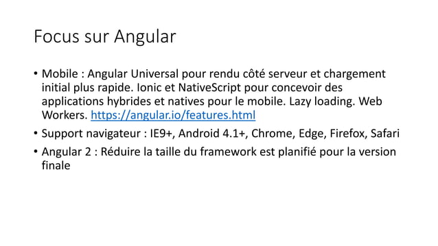 Comparatif Des Frameworks Js Mv Ppt Descarga Gratuita