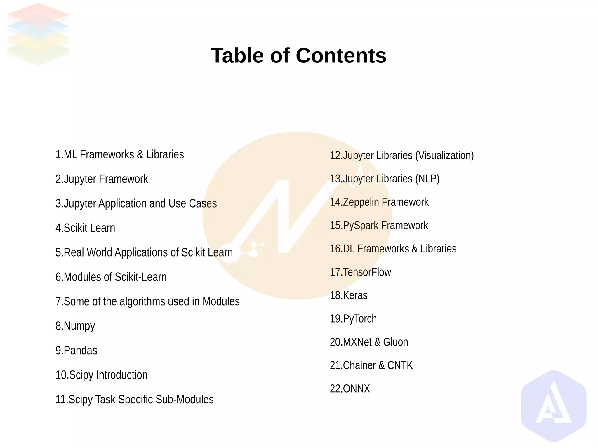 PPT4: Frameworks & Libraries of Machine Learning & Deep Learning | PDF