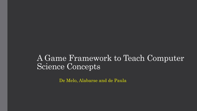 Comparative Framework for Education | PPT