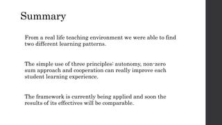 Comparative Framework for Education | PPTX