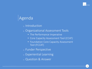 New Frameworks for Measuring Capacity and Assessing Performance | PPT