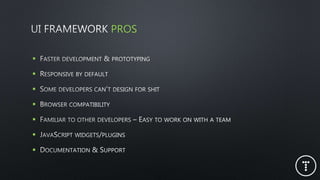 Web Development Frameworks Pros & Cons | PPTX