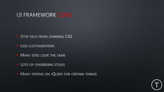 Web Development Frameworks Pros & Cons | PPTX