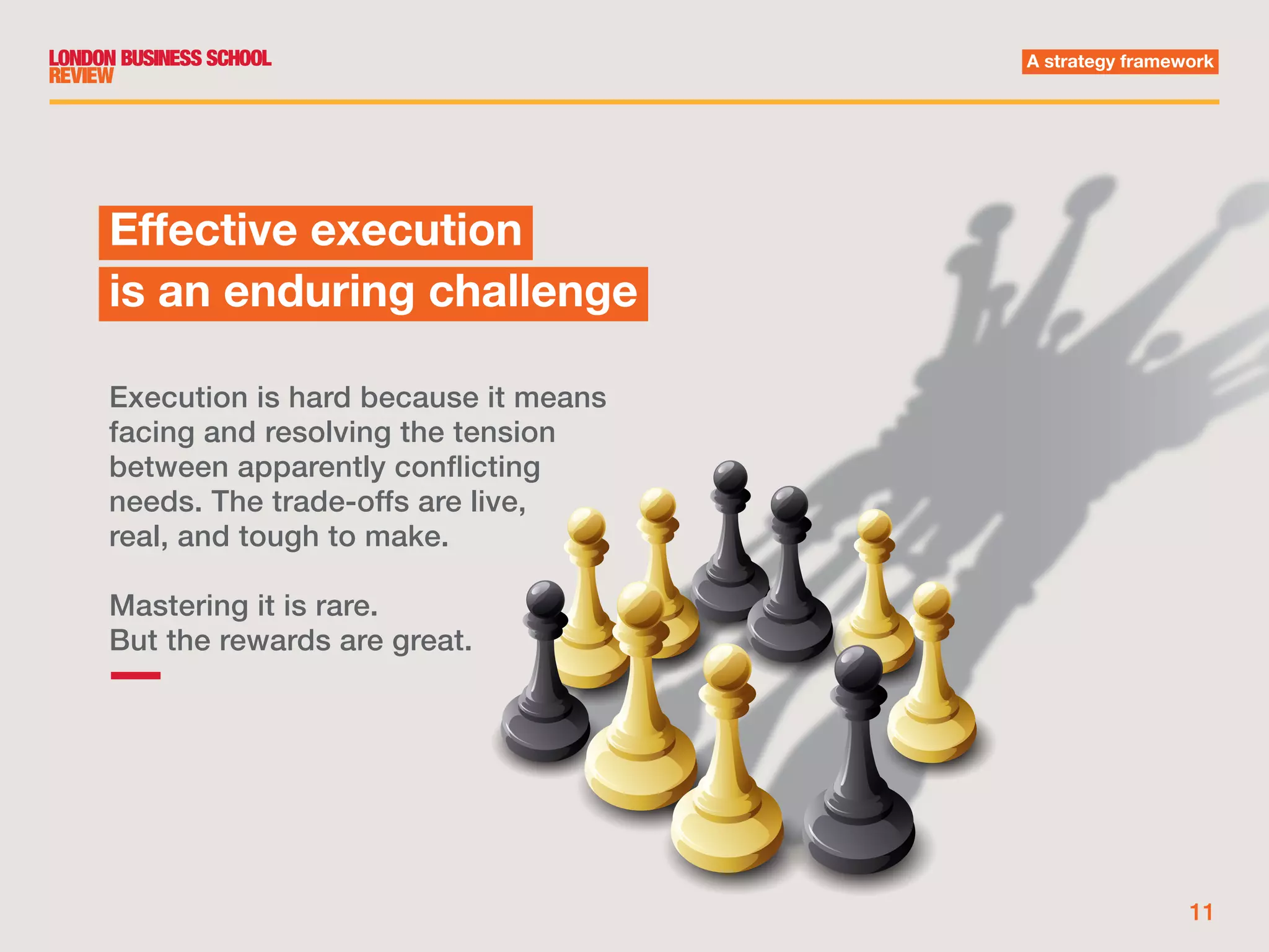 A framework to execute strategy better | London Business School | PDF