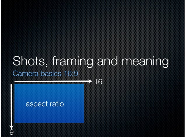 Framing and naming the shots | PPT