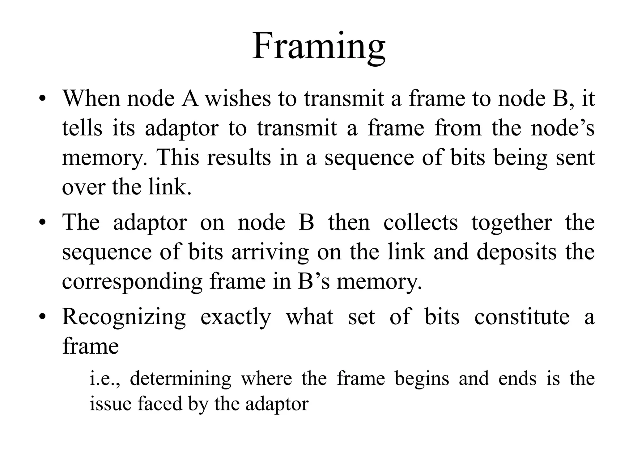 Framing Protocols | PPSX