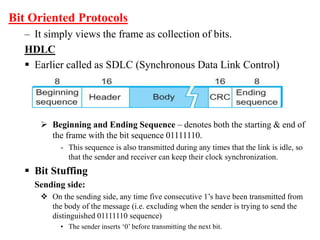 Framing Protocols | PPSX | Computer Networking | Computing