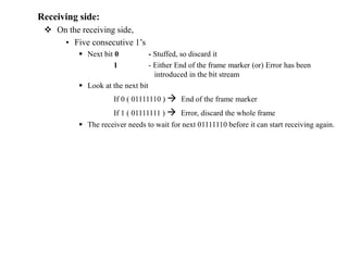 Framing Protocols | PPSX | Computer Networking | Computing