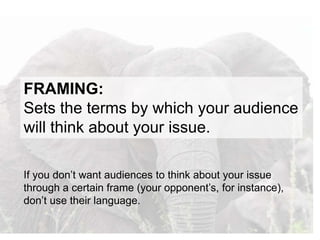 Framing Your Advocacy/Awareness Campaign Issue | PPTX