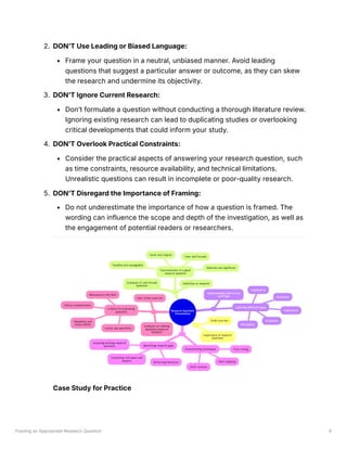 Framing an Appropriate Research Question ...