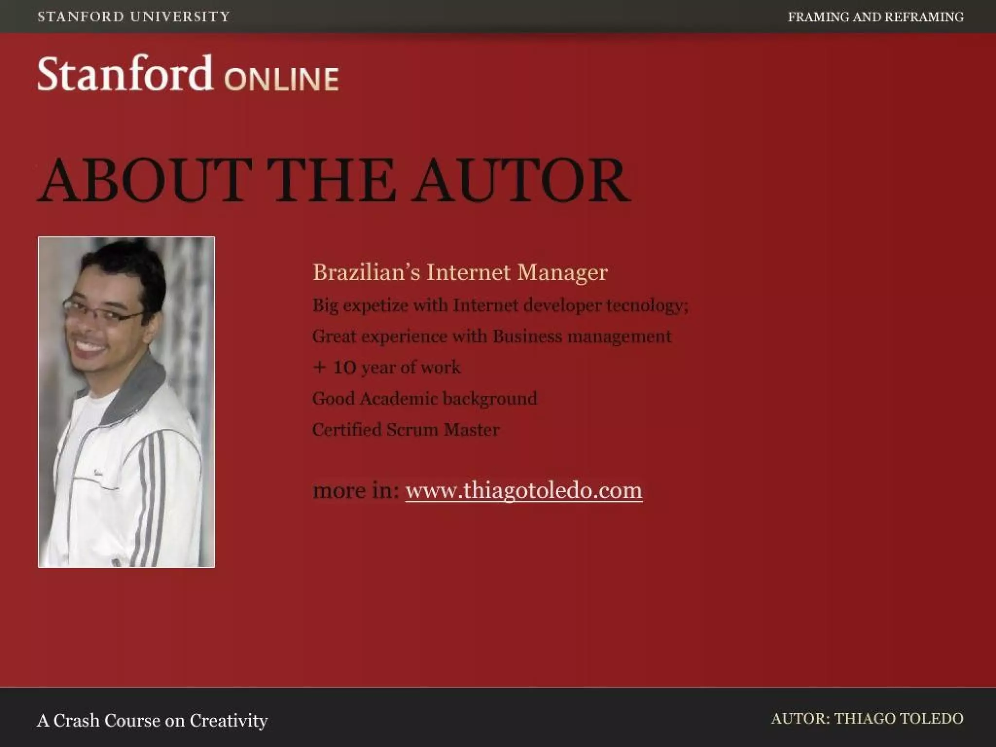 Crash Course on Creativity: Framing and Reframing | PPT