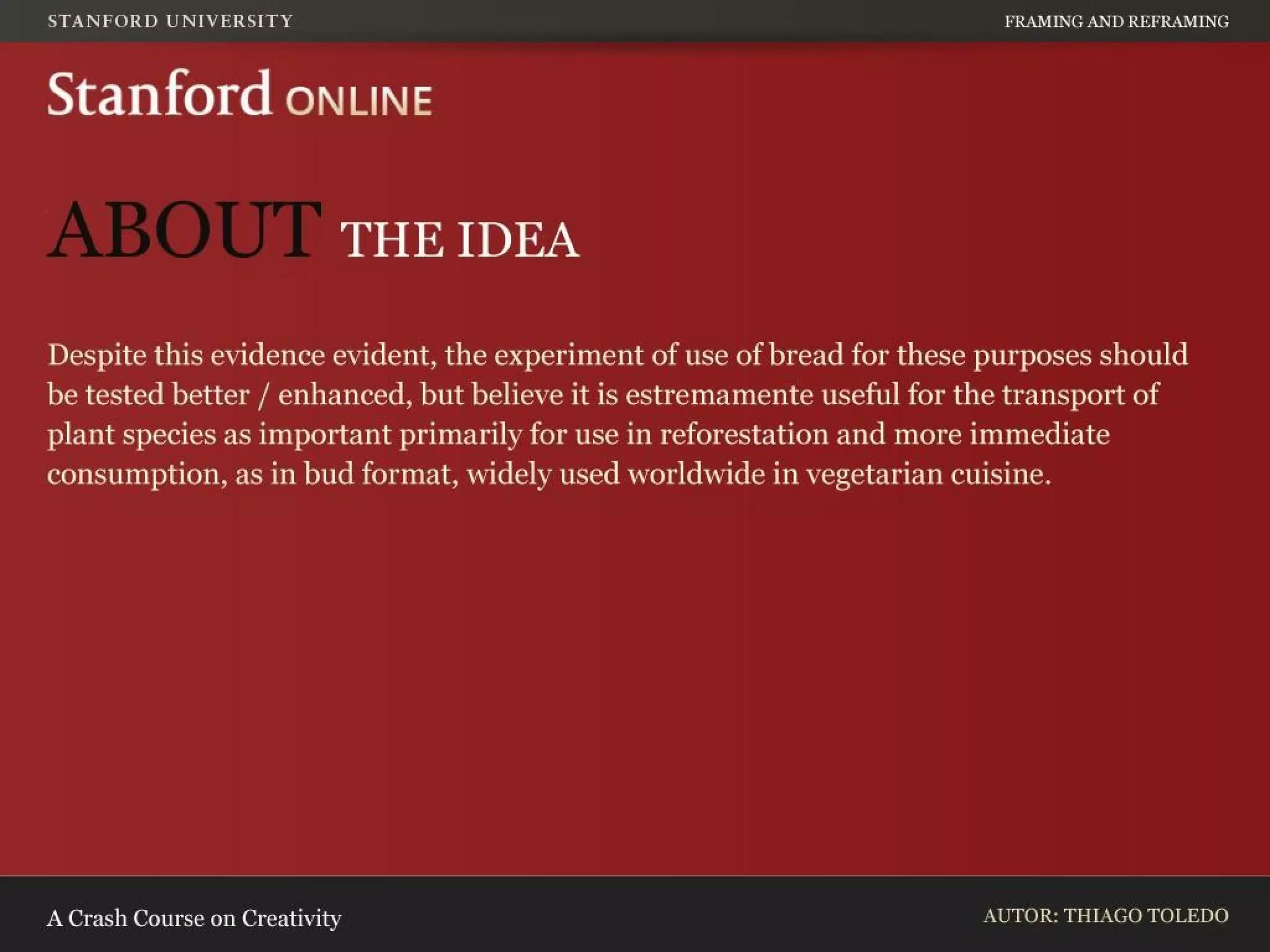 Crash Course on Creativity: Framing and Reframing | PPT