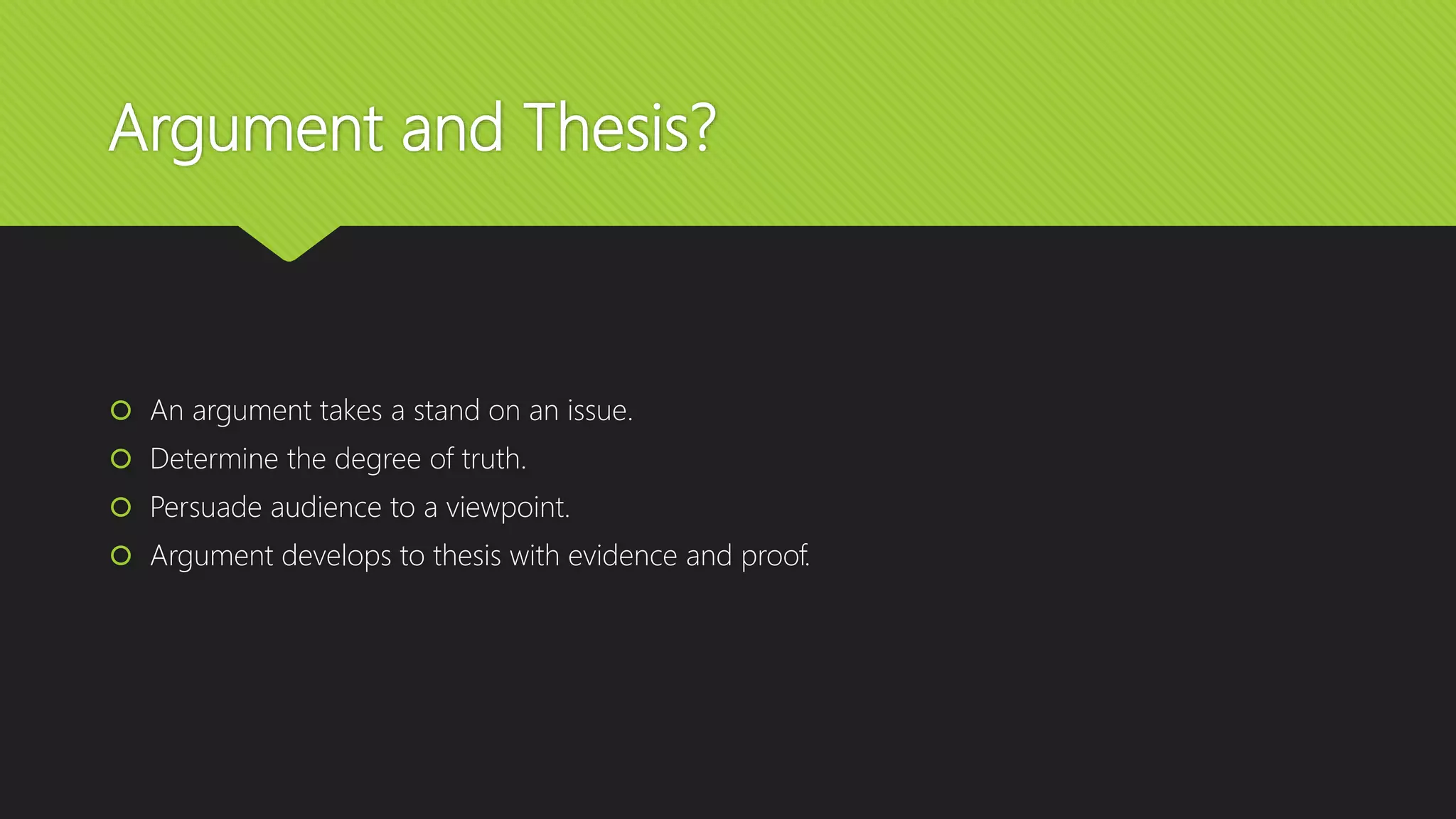 Framing arguments - Research Writing | PPTX