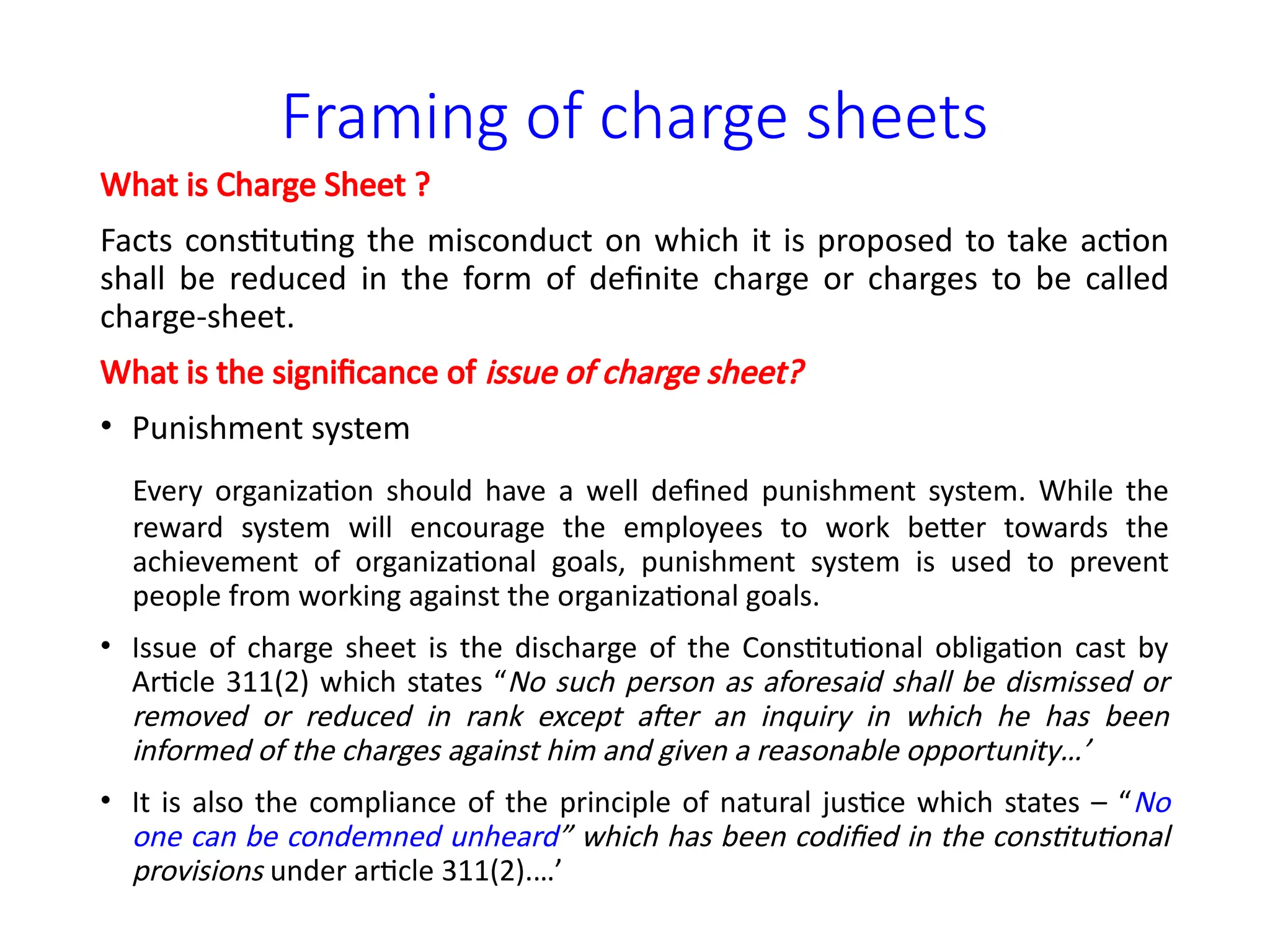 FRaming Charge sheet 133324434434335454545454 | PPTX