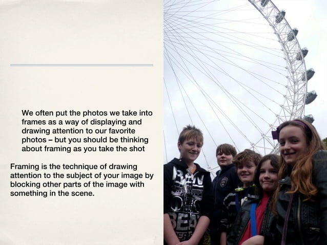 Framing & composition | KEY | Photography | Arts and Crafts