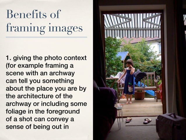 Framing & composition | KEY | Photography | Arts and Crafts