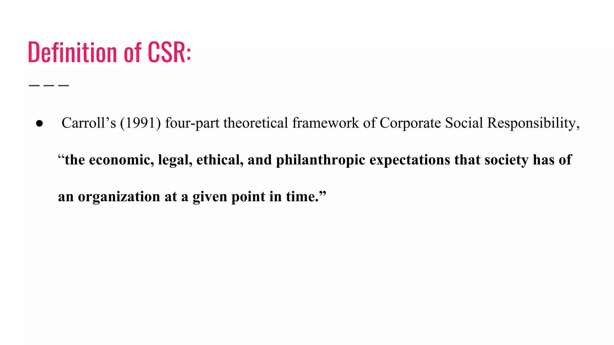 Framing CSR activities: A case study on patagonia | PPTX