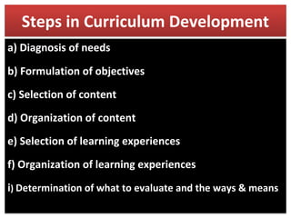 Framing curricular objectives and organisation of contents | PDF