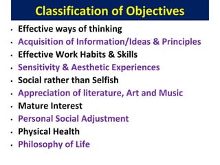 Framing curricular objectives and organisation of contents | PDF