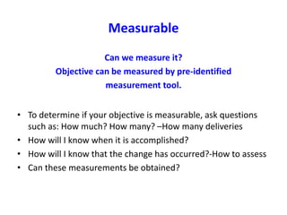 Framing educational objectives | PPTX