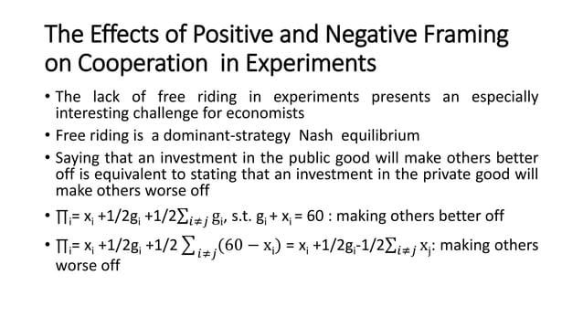 Framing effect studies | PPTX