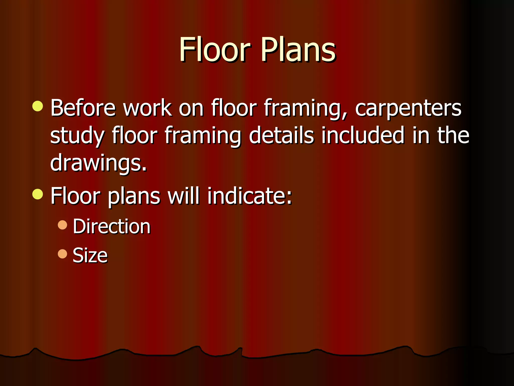 Framing Floors, And Walls | PPT