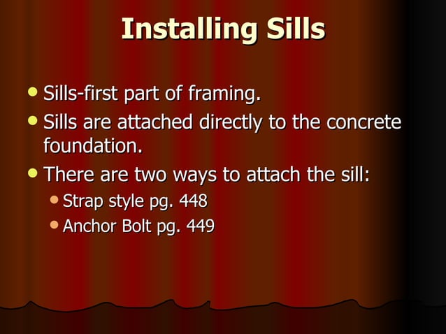 Framing Floors, And Walls | PPT