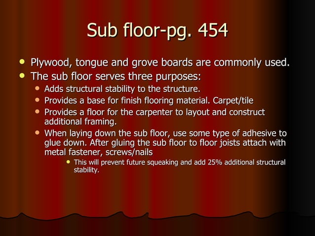 Framing Floors, And Walls | PPT