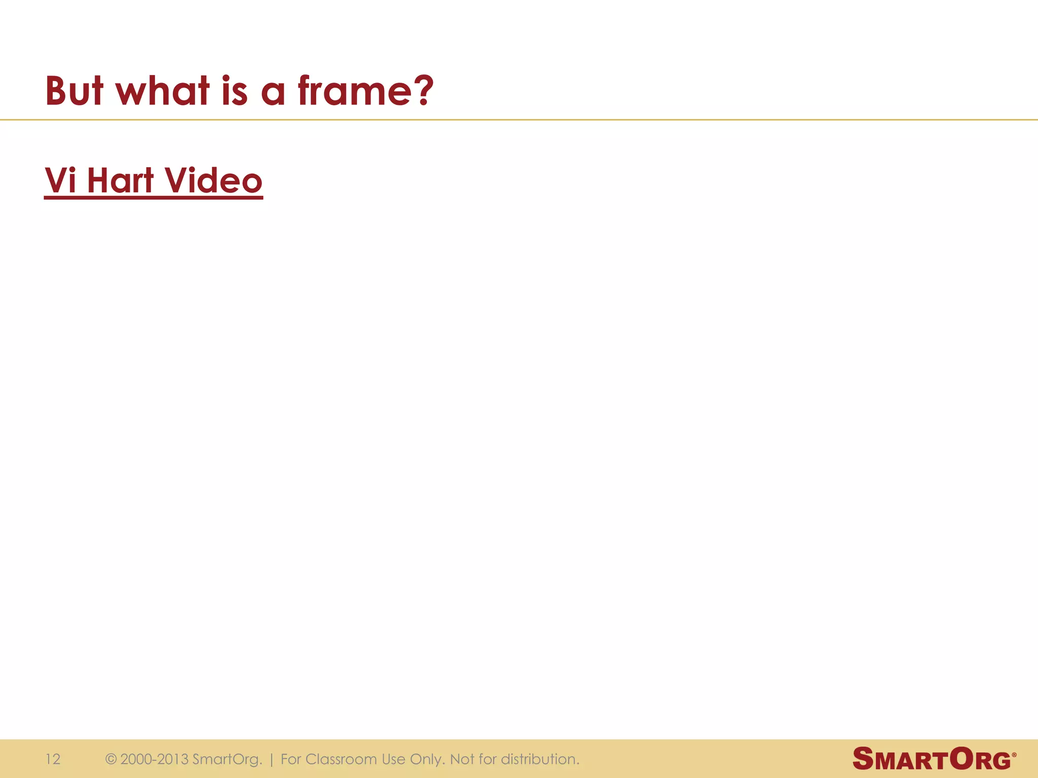 Framing Patterns | PPTX