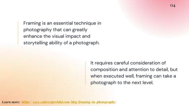 Framing in Photography - A Complete Guide.pptx