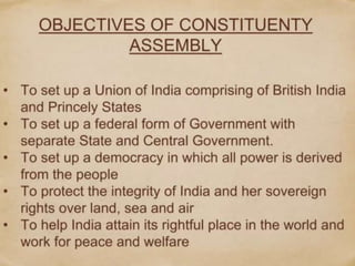 FRAMING OF CONSTITUTION.pptx for class 12th | PPTX