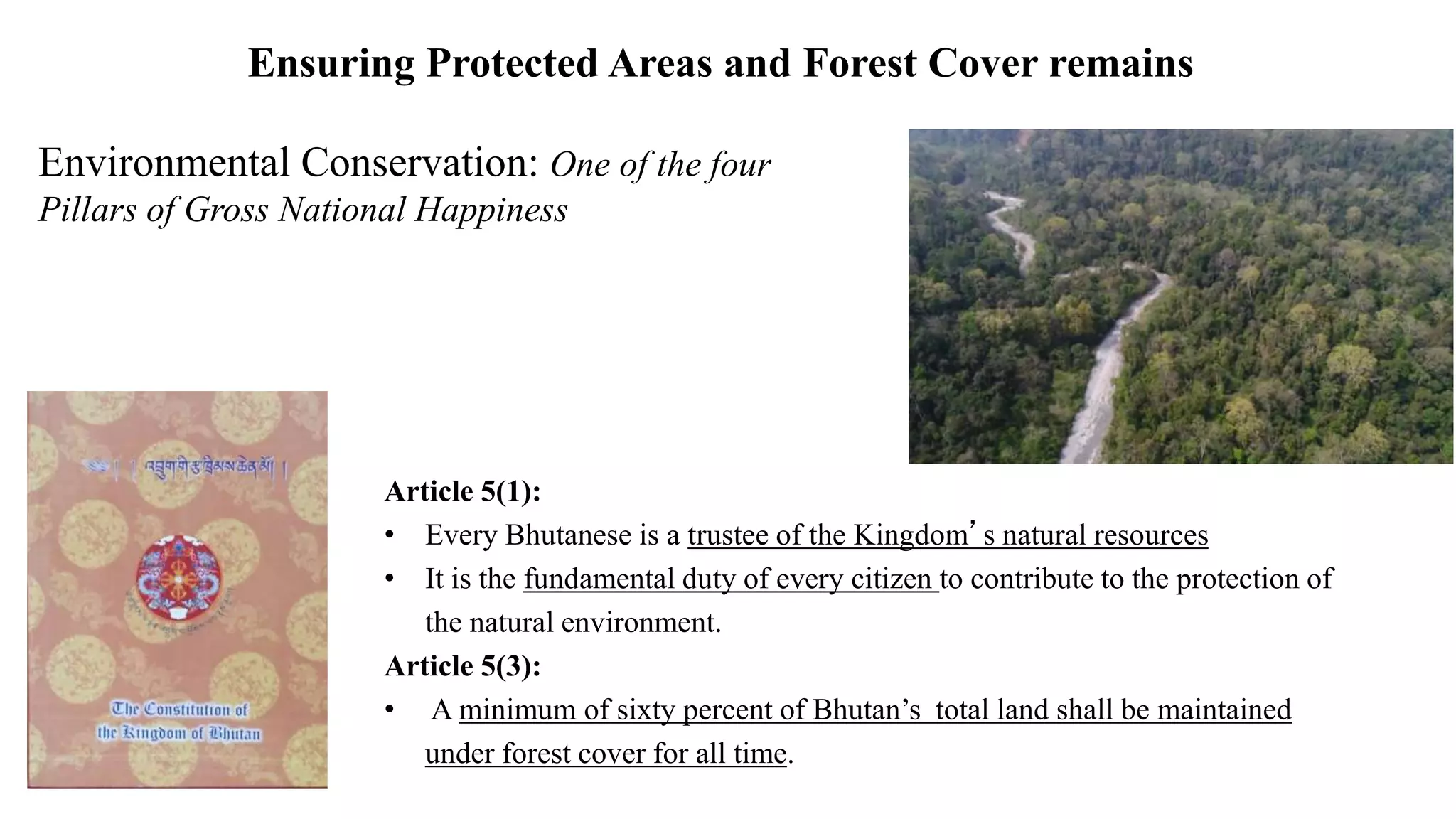 Environmental Conservation and Net Zero Efforts in Bhutan | PPTX