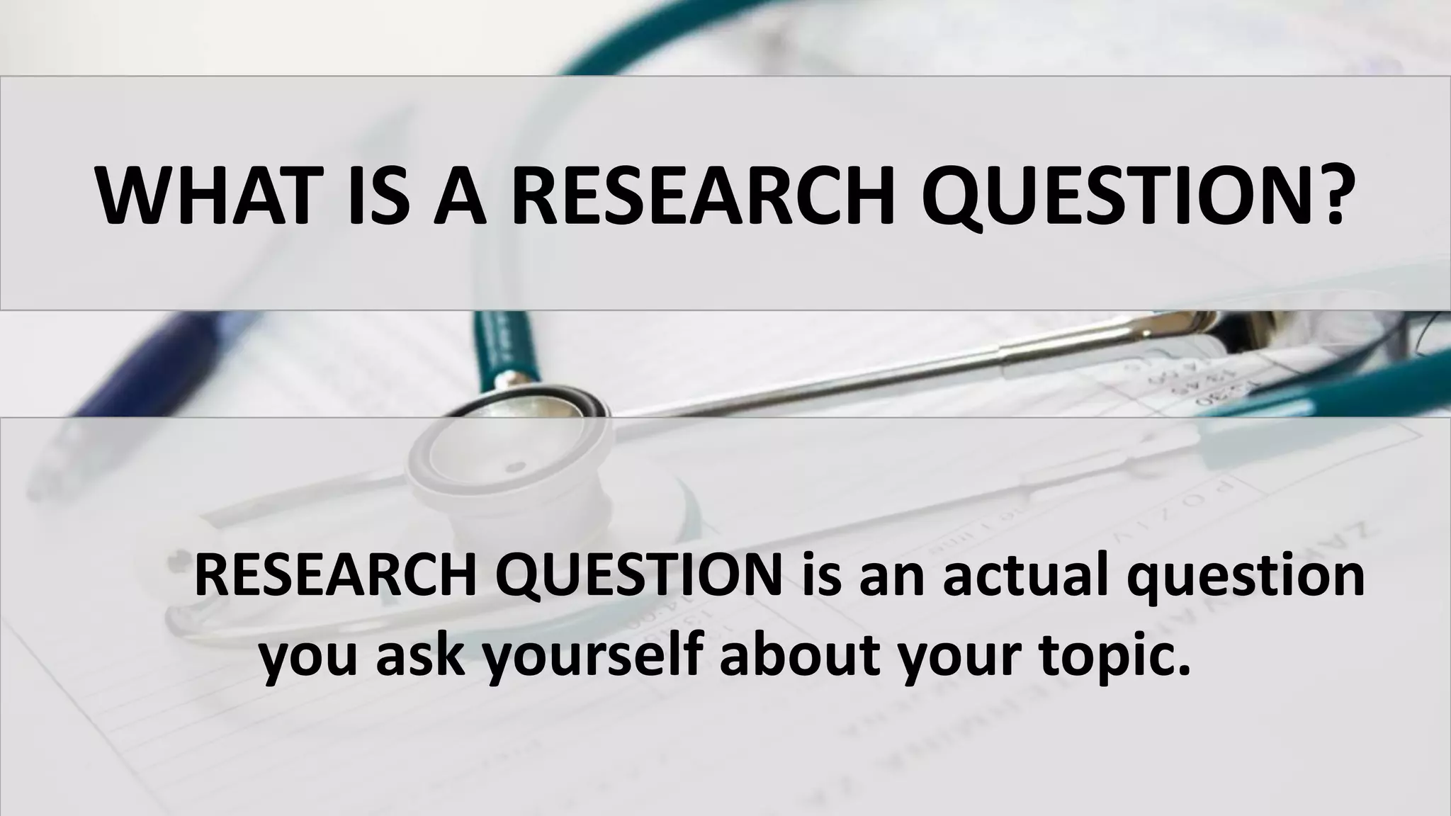 Framing research question on nature | PPTX