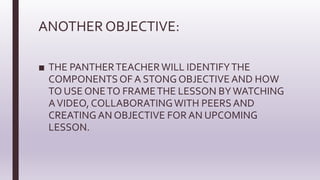 Framing the lesson | PPTX