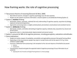 Framing theory review | PPTX